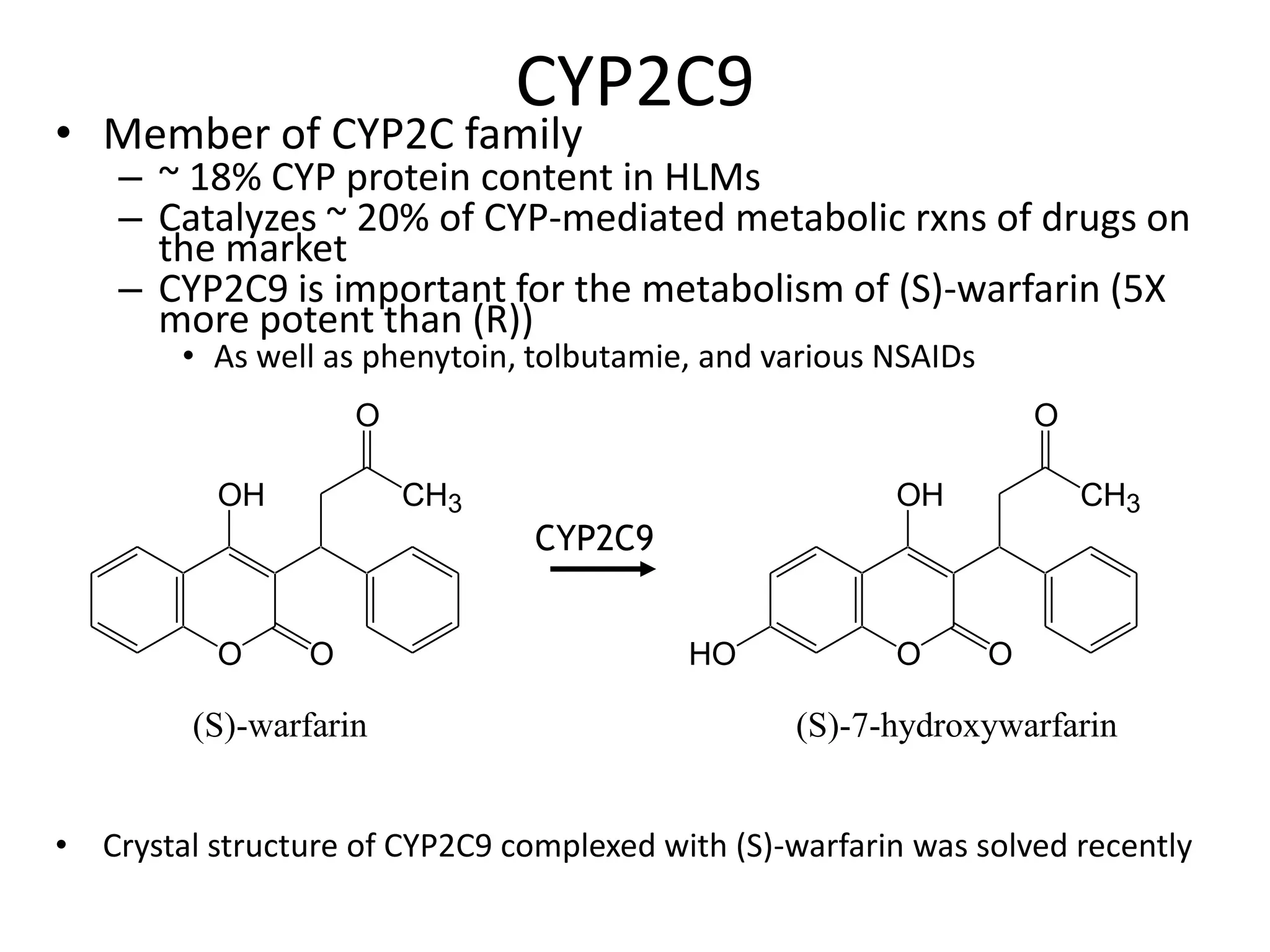 CYP2C9 Haplotype Structure and Association with Clinical Outcomes | PPTX
