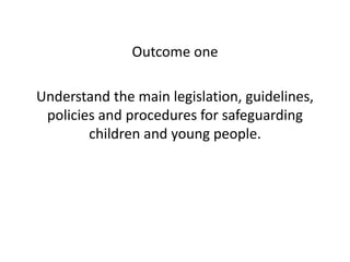 Cyp core 3.3 (333) safeguarding | PPTX