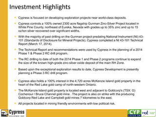 Cypress Development Corp - Corporate Presentation | PDF