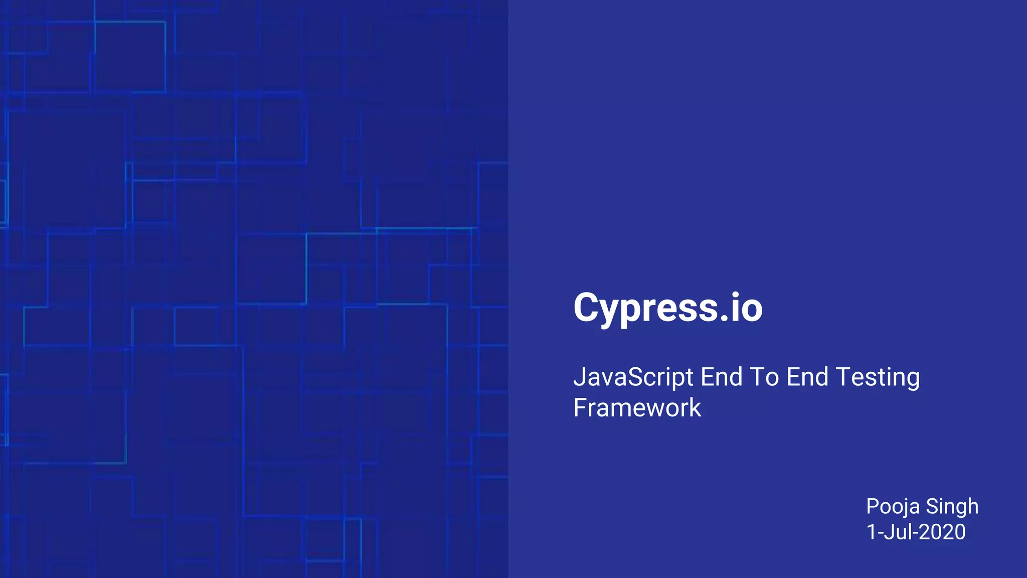 Cypress for Testing | PPTX