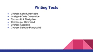 Cypress for Testing | PPTX