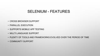 LONDON SDET MEETUP - Difference between Selenium and Cypress ...