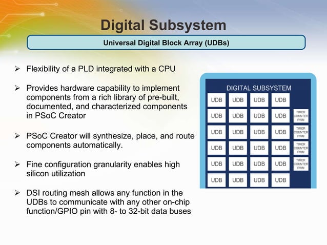 An Overview on Programmable System on Chip: PSoC-5 | PPT