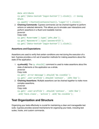 Cypress Testing Demystified: A Practical Guide | PDF