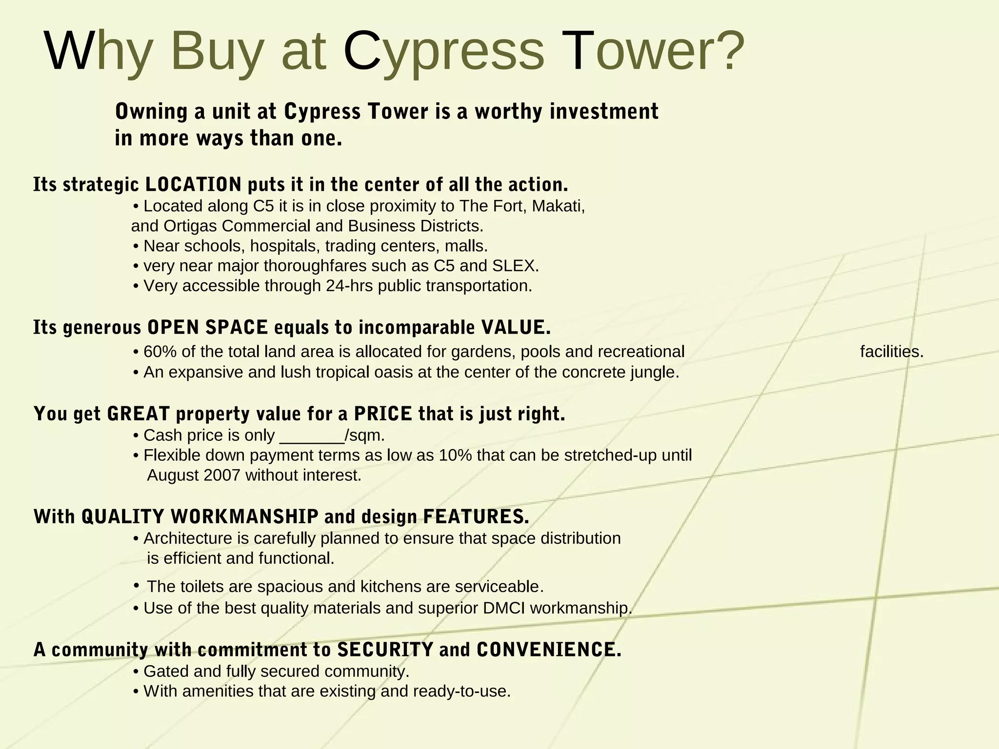 Cypress Towers | PPS