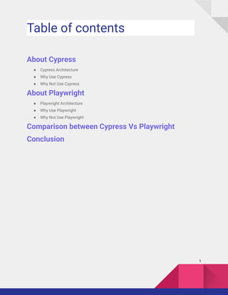 Cypress vs Playwright: A Comparative Analysis | PDF