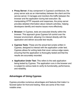 Cypress vs Selenium Choosing the Best Tool for Your Automation Needs ...
