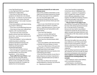 Cyproterone acetate and ethinyl estradiol 2mg and 0.03mg tablets pil ...