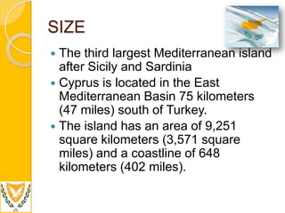 Cyprus my country in numbers | PPTX
