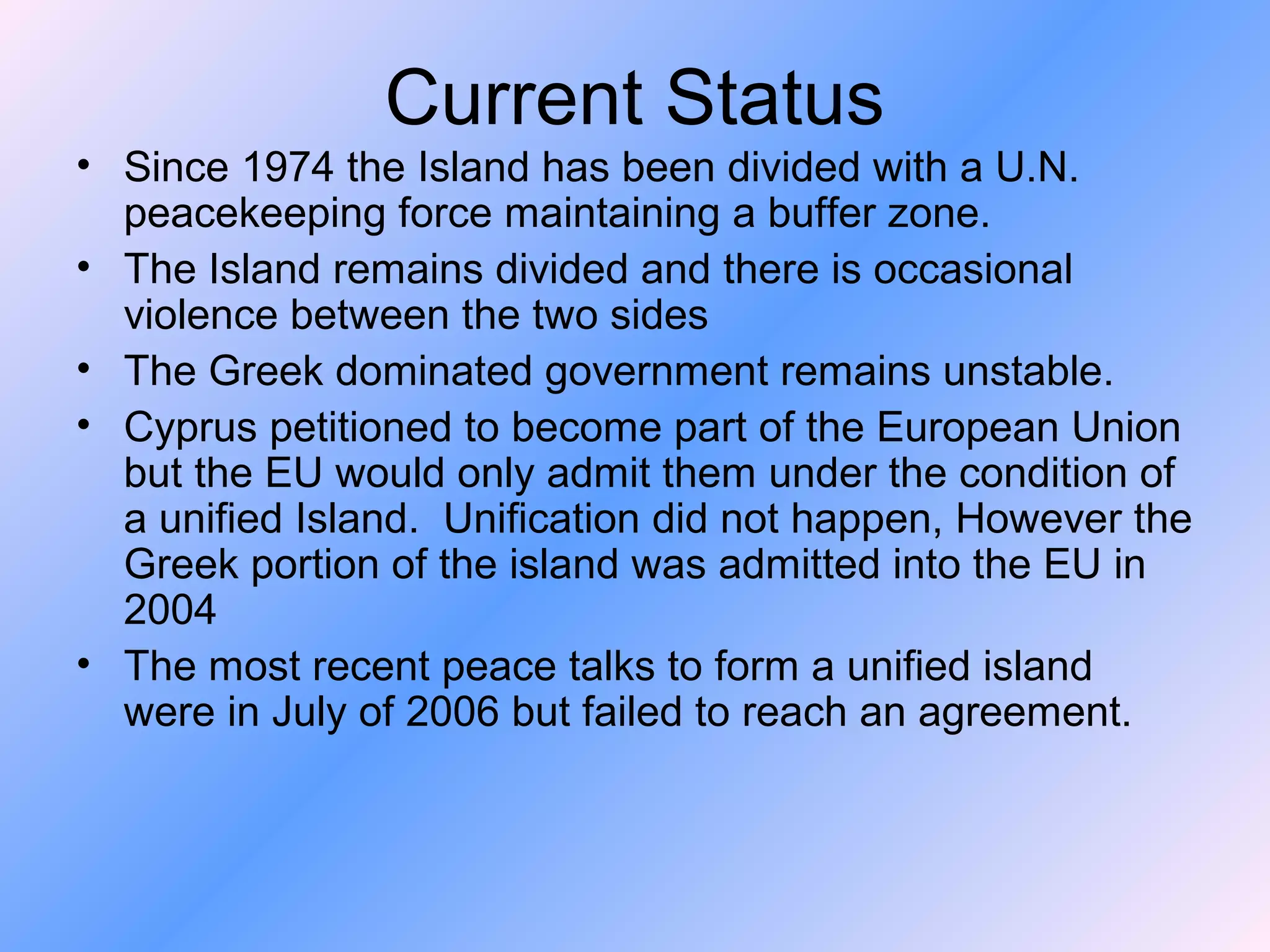 Cyprus Conflict by Scott Lambert | PPT