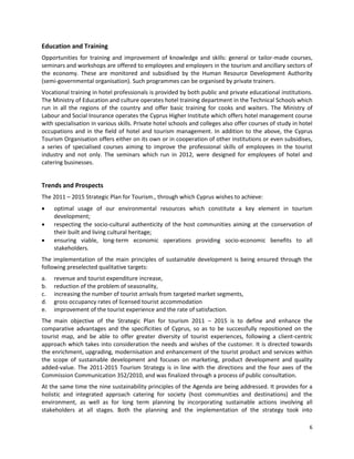 Cyprus Tourism - Country Report | PDF