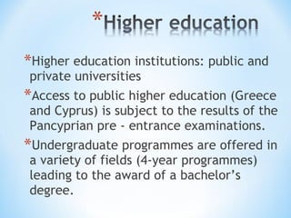 Cyprus Educational System | PPT
