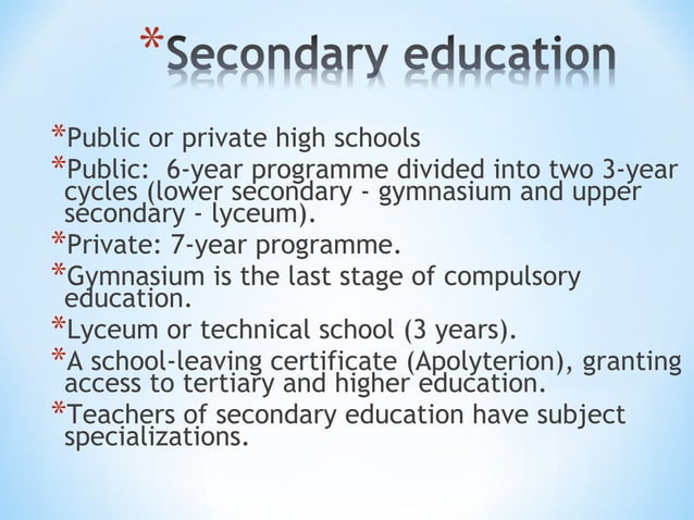 Cyprus Educational System | PPT