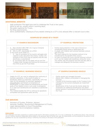 Cyprus International Trusts | PDF | Life Insurance | Insurance