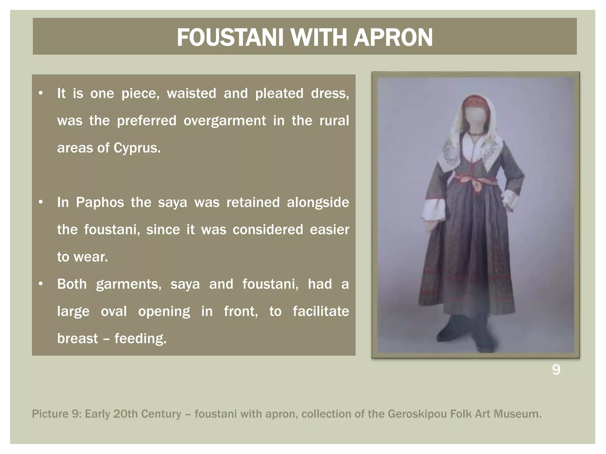 Cyprus traditional costumes | PPTX