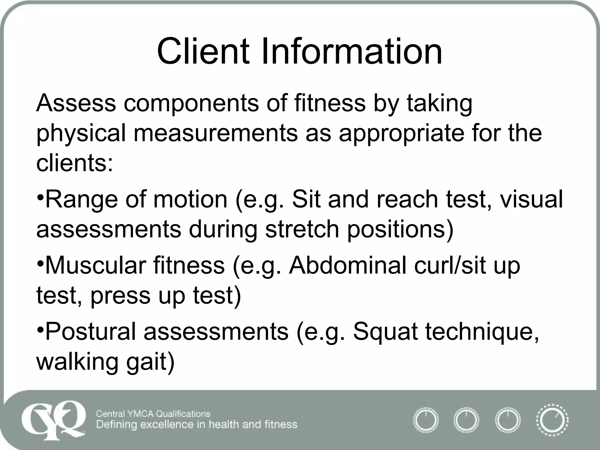 Programming Gym-based sessions L3 | PPT