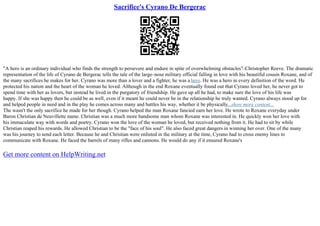 Cyrano De Bergerac | PPT