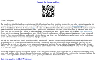 Cyrano De Bergerac | PPT