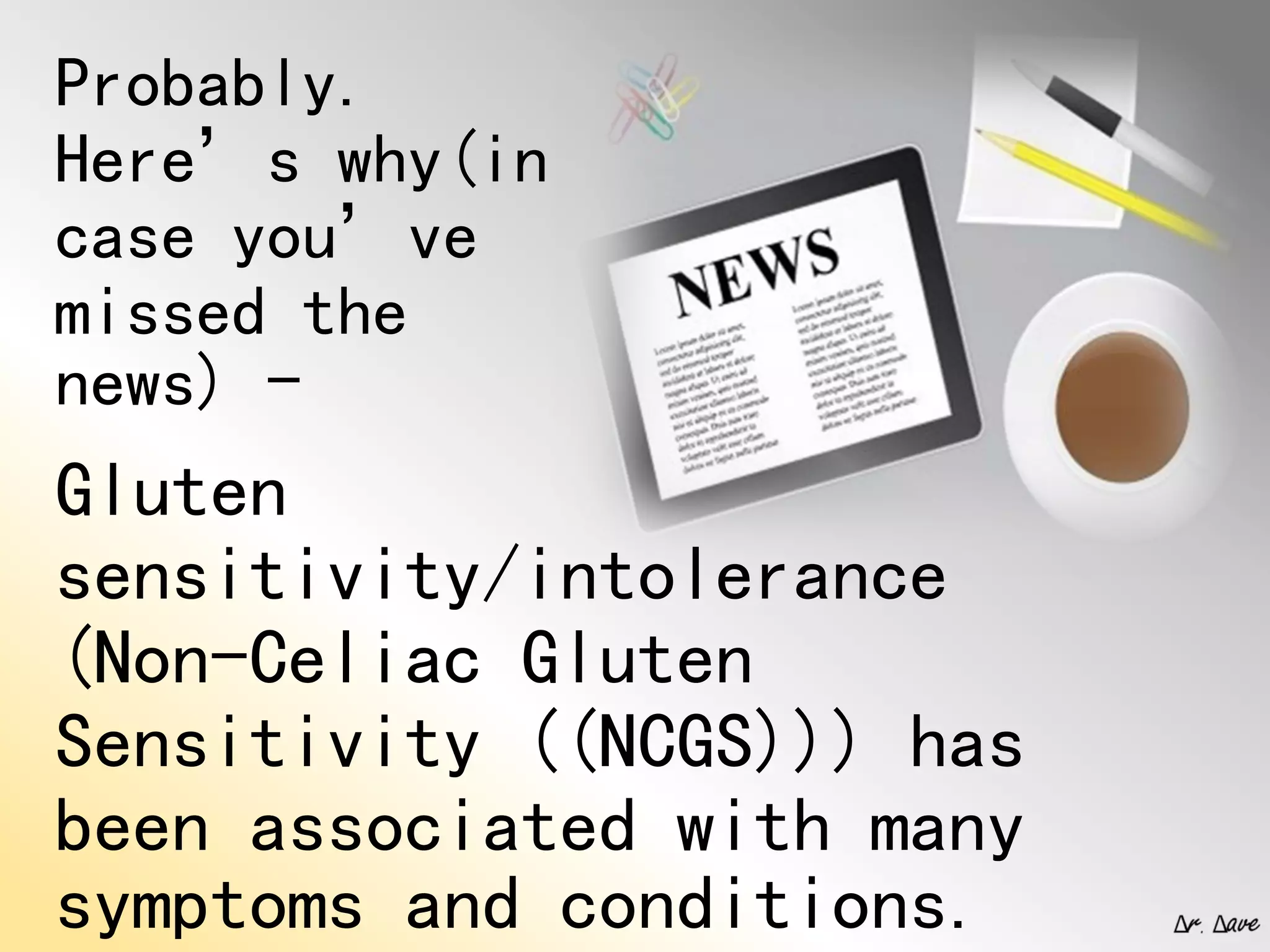 Cyrex array 3 for non celiac gluten sensitivity | PPT