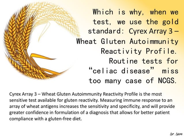 Cyrex array 3 for non celiac gluten sensitivity | PDF