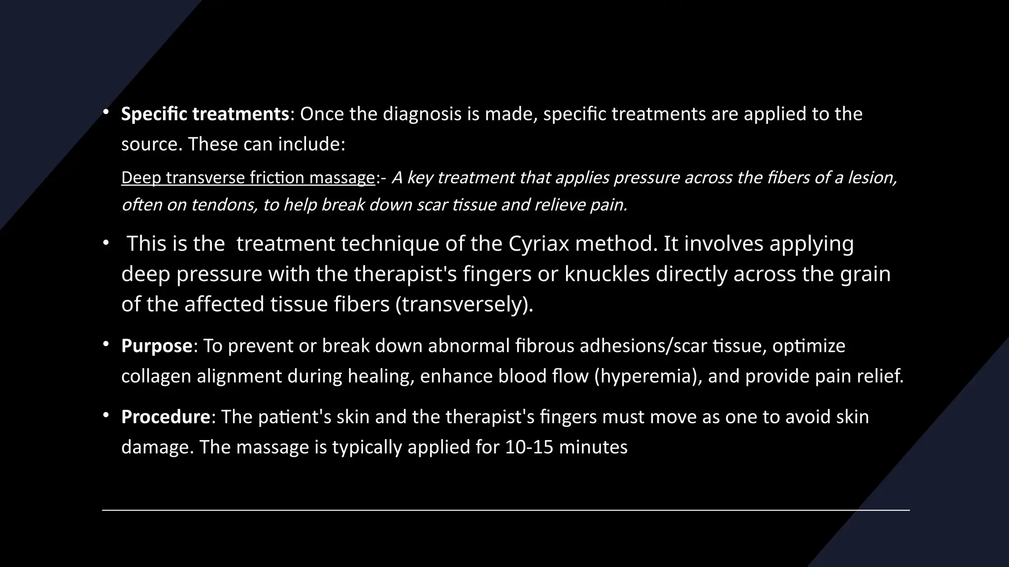 CYRIAX cyriax technique for physiotherapist for education & practical ...