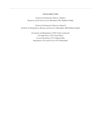 Tecnica Cyriax | PDF
