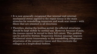 Cyriax - CYRIAX’S FRICTION MASSAGE by Dr. Mumux | PPTX