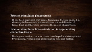 Cyriax - CYRIAX’S FRICTION MASSAGE by Dr. Mumux | PPTX