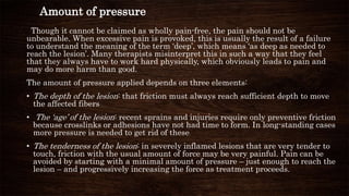 Cyriax - CYRIAX’S FRICTION MASSAGE by Dr. Mumux | PPTX