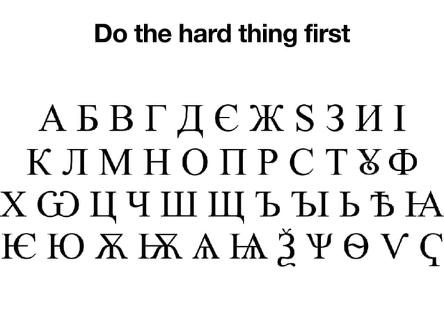 How to learn the Cyrillic Alphabet - a lightning talk | PPT