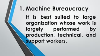 The Types of Bureaucracy and Framework.pptx