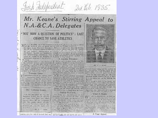 John J. Keane and other forgotten sporting heroes of Limerick’s past | PPT