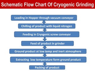 Cyrogenic grinding application in food by sunil meena | PPTX