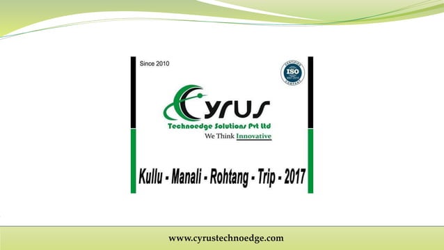 Cyrus Technoedge Solutions Pvt. Ltd. Annual Function | PPT