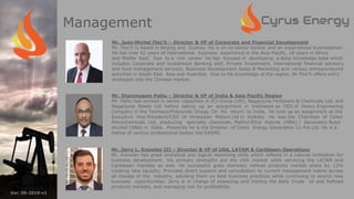 Cyrus energy corporate group presentation-v1 | PPT