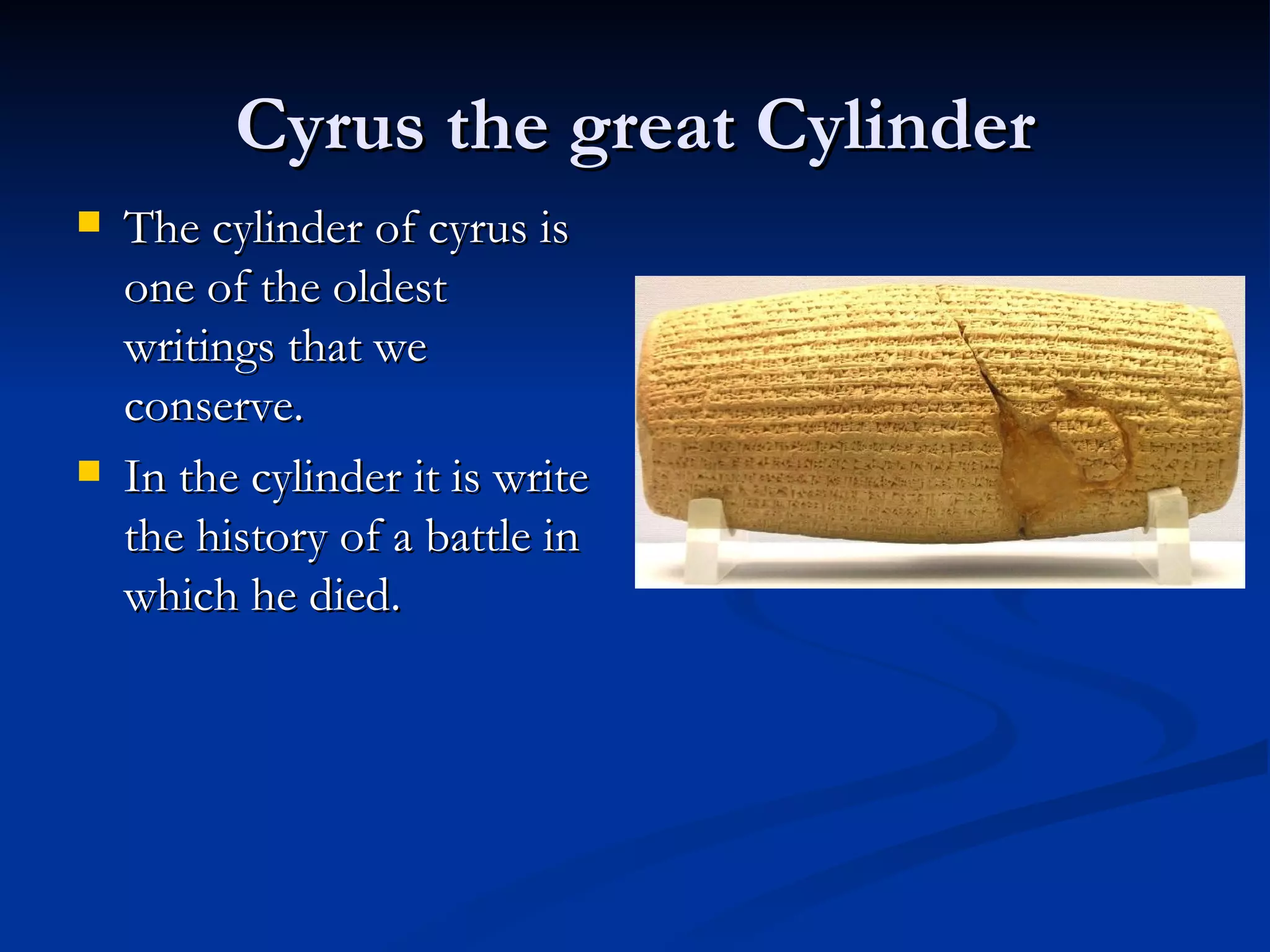 Cyrus The Great Speech | PPT