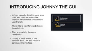 CYS Project Presentation on using johnny and john the ripper | PPTX