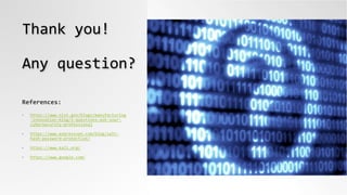 CYS Project Presentation on using johnny and john the ripper | PPTX