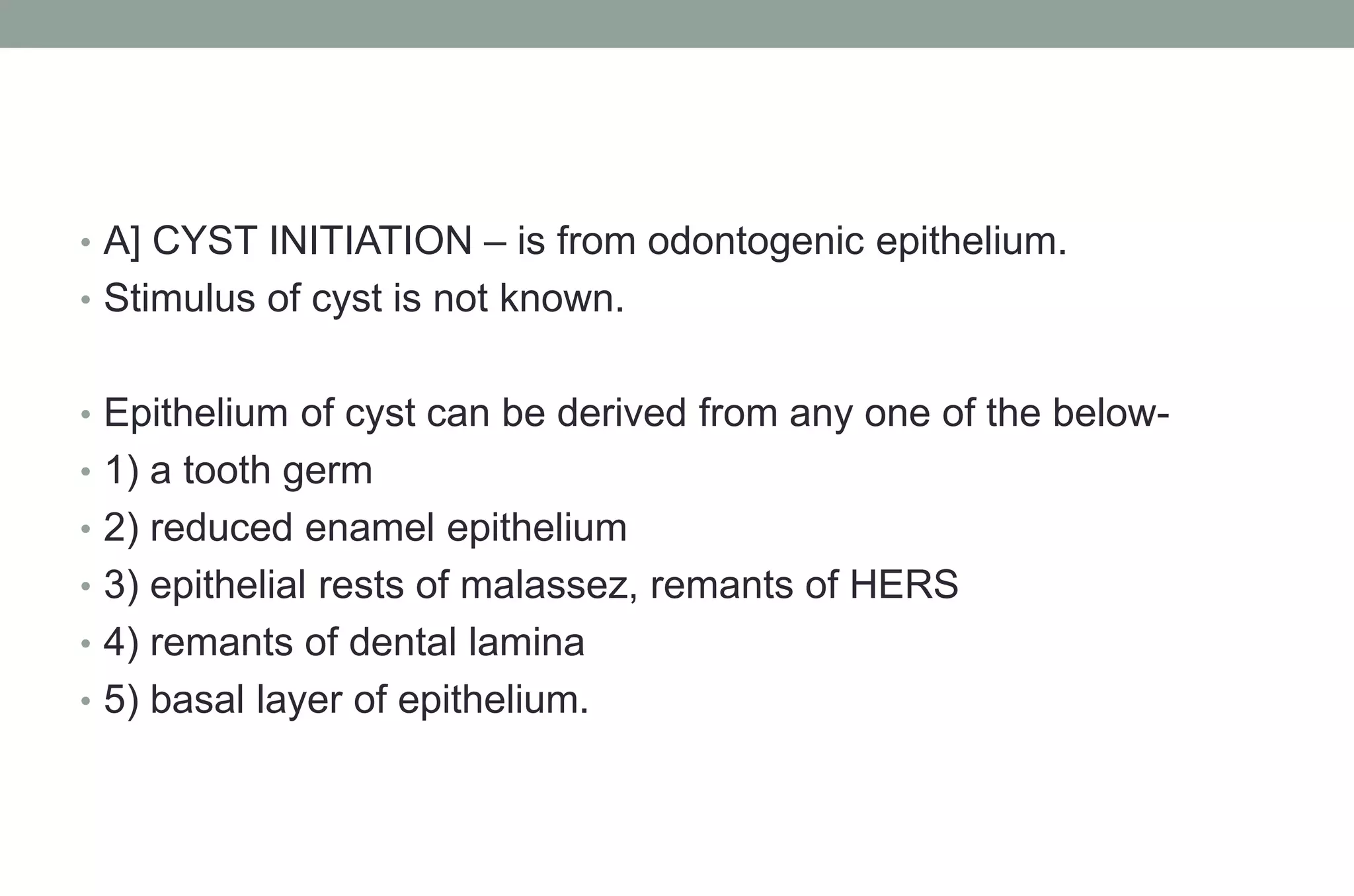 Cyst of oral and maxillofacial regions | PPTX