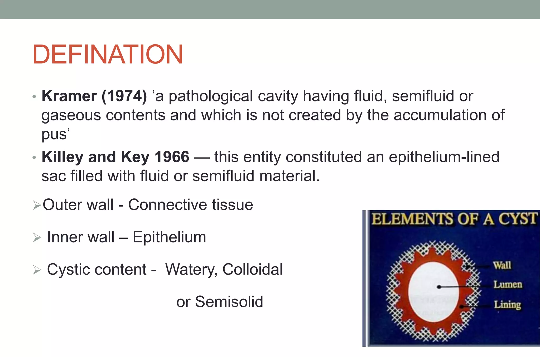 Cyst of oral and maxillofacial regions | PPTX