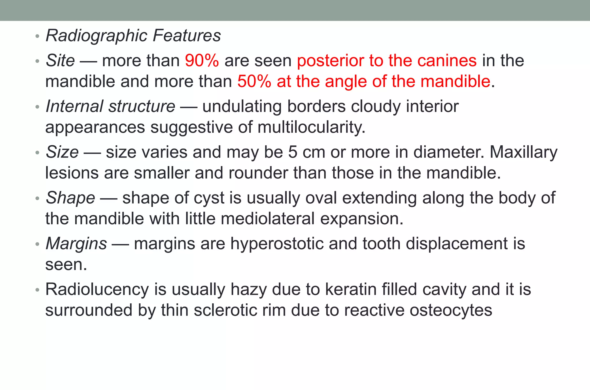 Cyst of oral and maxillofacial regions | PPTX