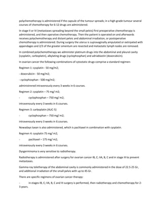 Cyst and cystoma and cancer | DOCX