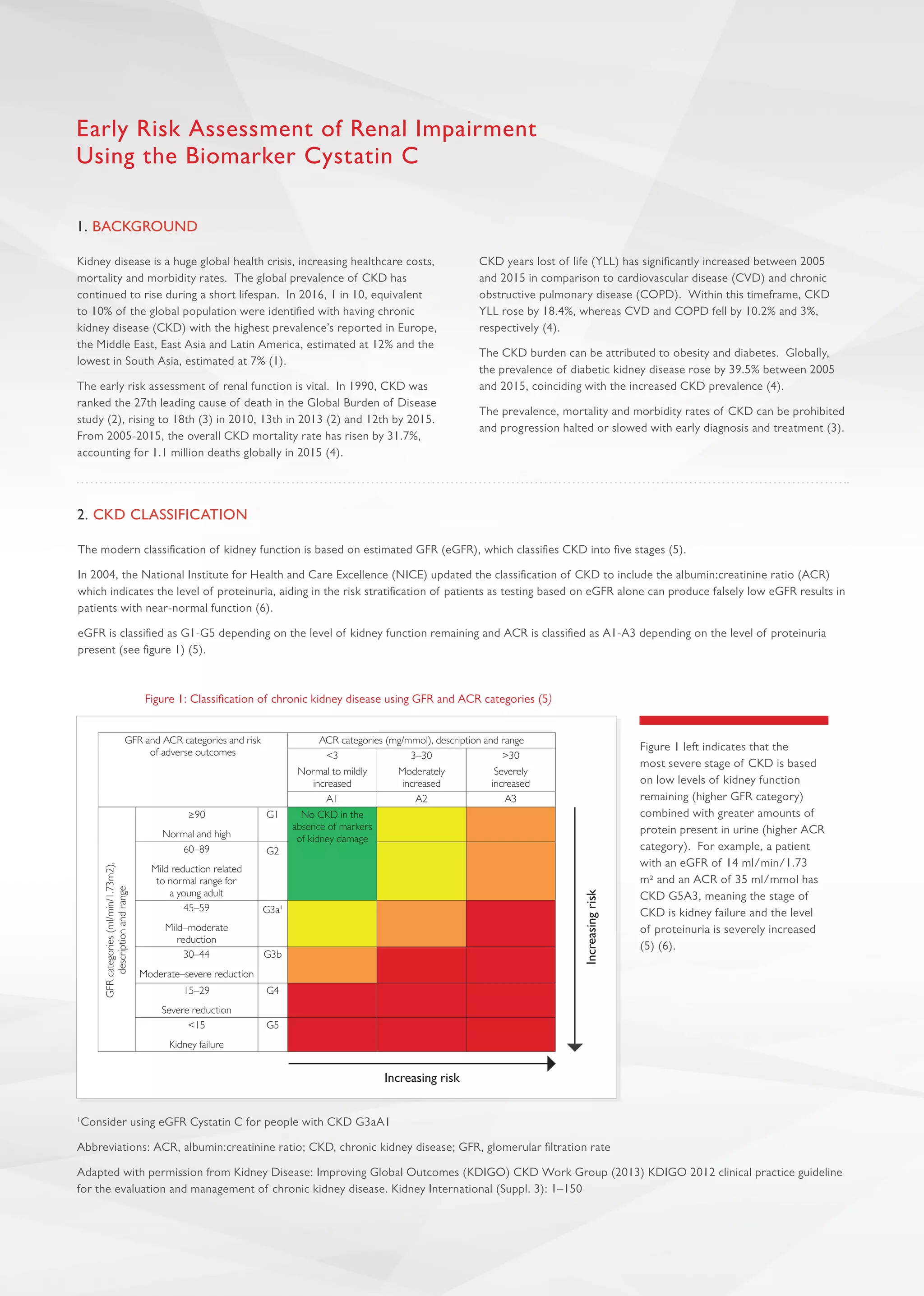 Cystatin C - Early Risk Assessment of Renal Impairment MAY18 | PDF