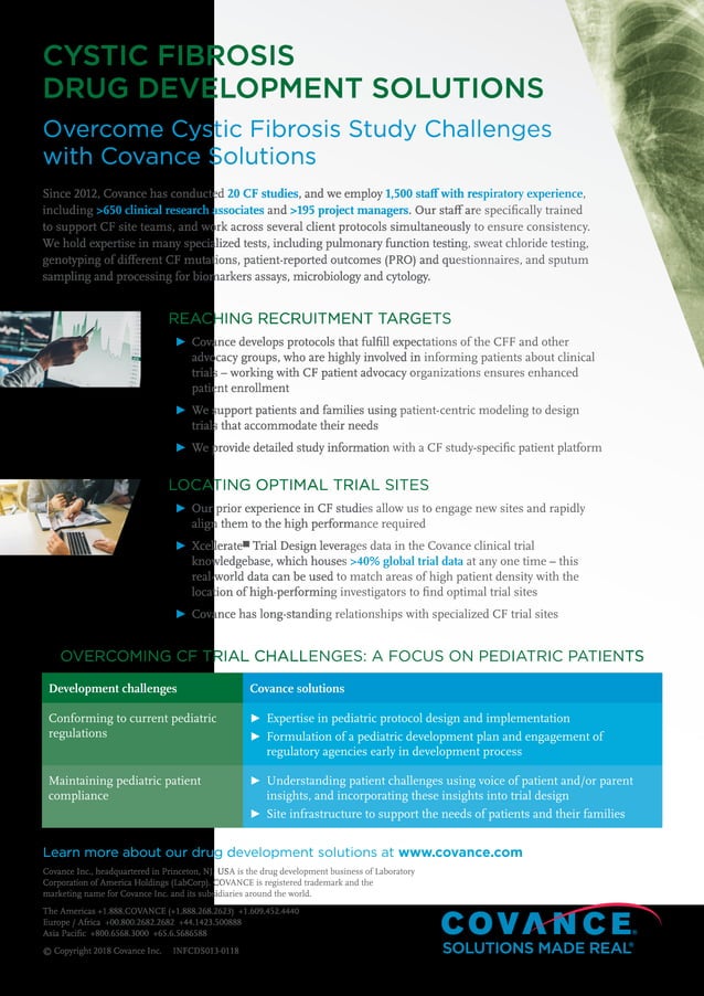Cystic Fibrosis Drug Development Solutions | PDF