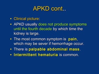 Cystic diseases of kidney | PPT