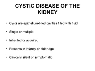 Cystic diseases of kidney 2022.pptx. explained | PPT