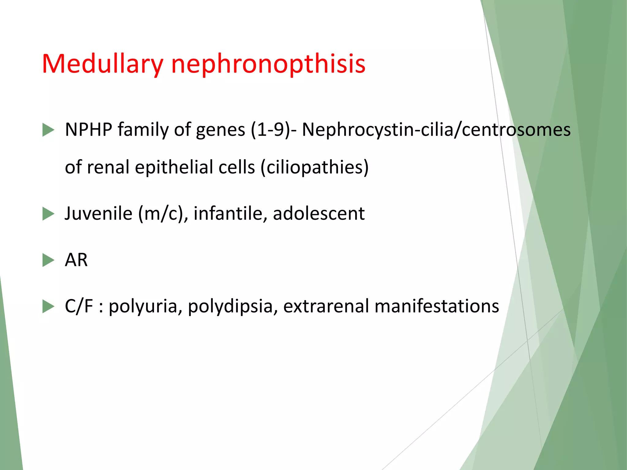 Cystic diseases of kidney | PPTX
