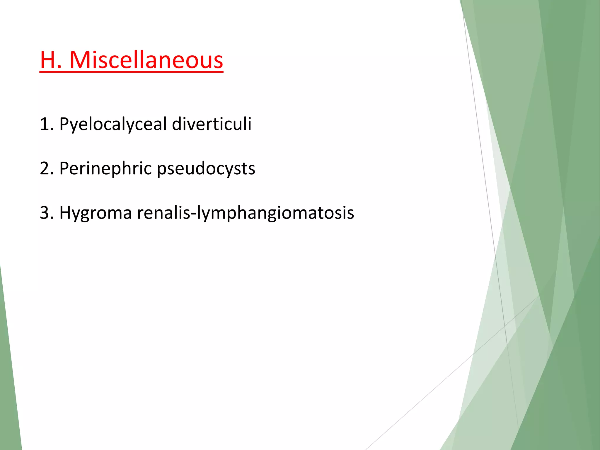 Cystic diseases of kidney | PPTX