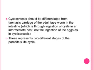 Cysticercosis | PPTX