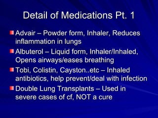 Cystic Fibrosis | PPT | Lung and Respiratory Health | Diseases and ...